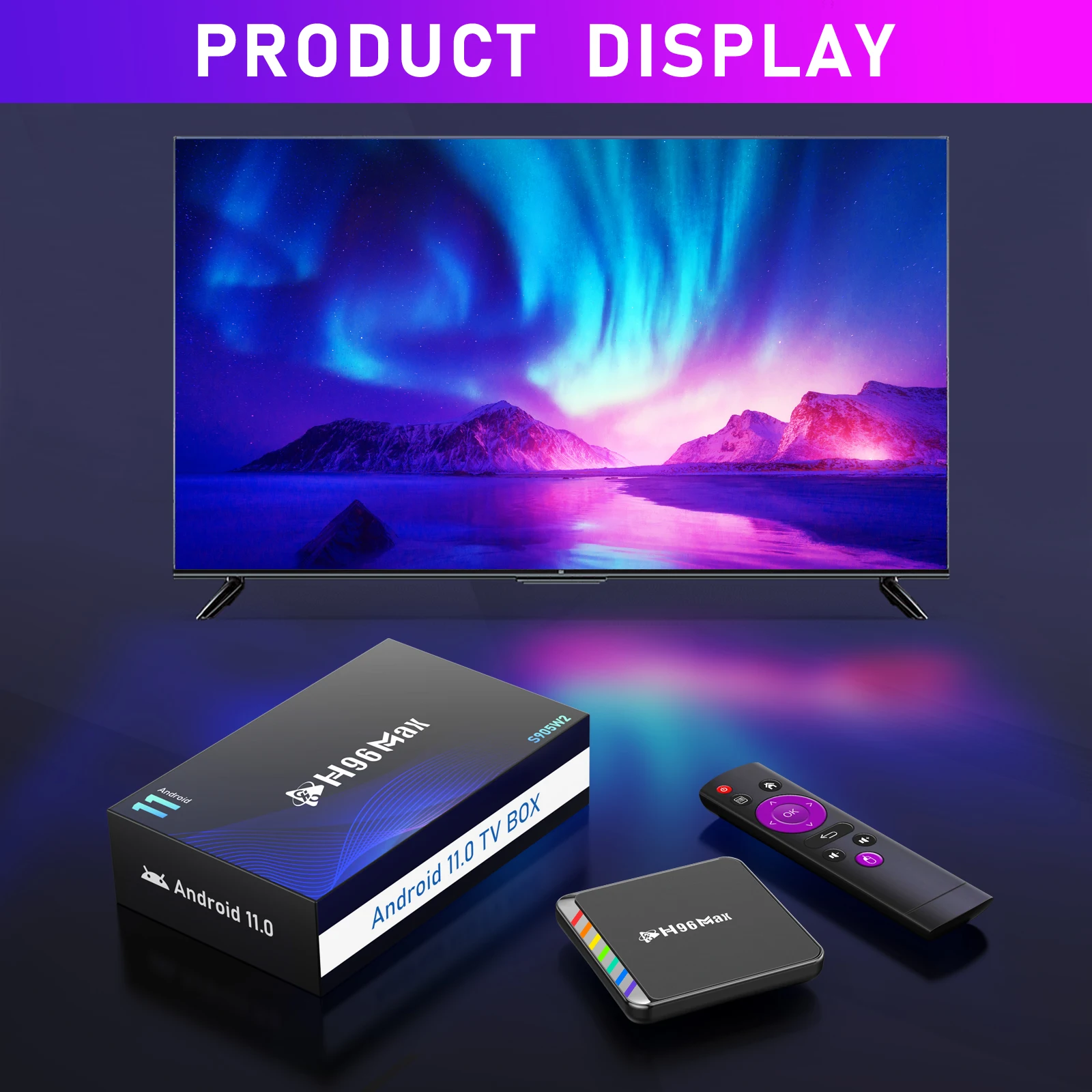 H96 Max S905W2 - High Quality Android 11 TV Box 4K Smart TV