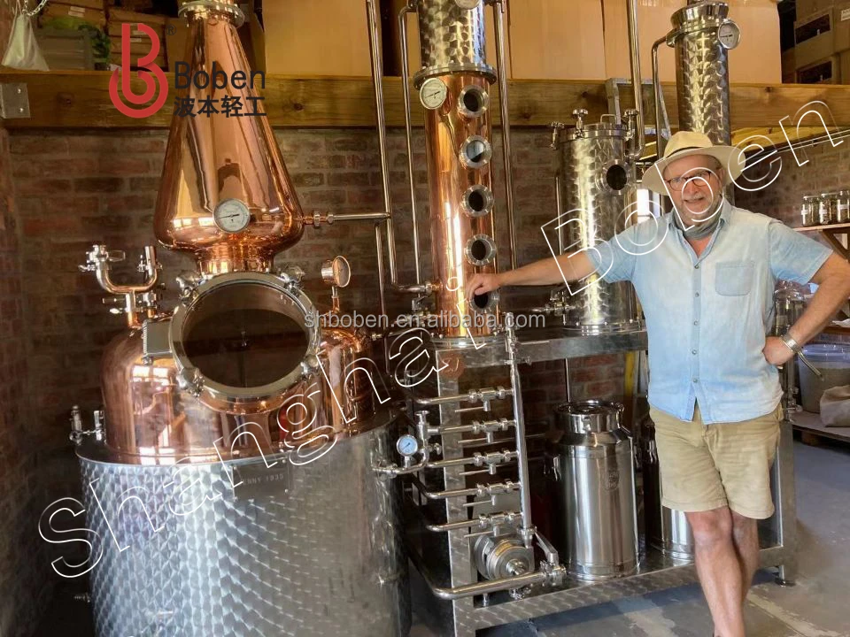 Boben Commercial 300L Copper Distillery Equipment Liquor Distillation ...