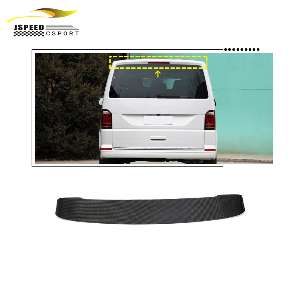 Carbon Fiber Rear Roof Spoiler For Volkswagen T6 Multivan 2015-2020 ...