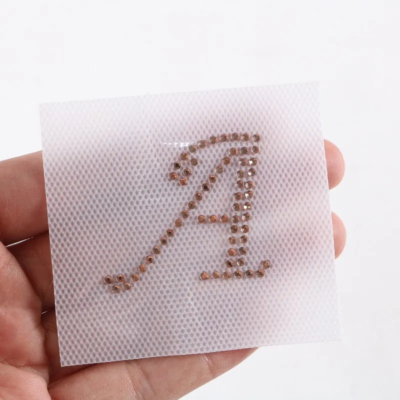 Rhinestone Letters - DIY Hot Fix Dmc Alphabet Designs