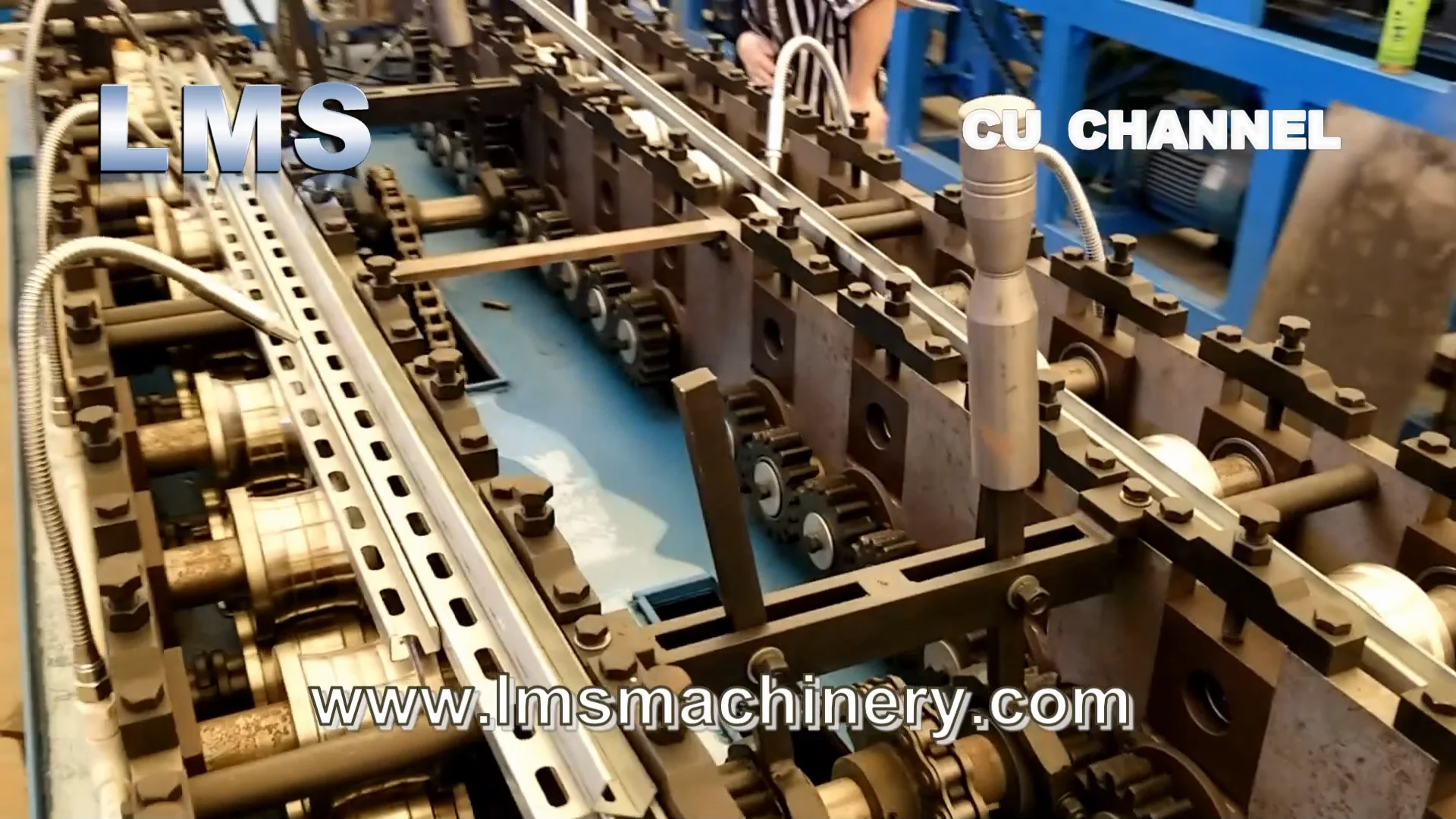 Lms Cu Channel Roll Forming Machine Unistrut Channel And Cable Tray ...