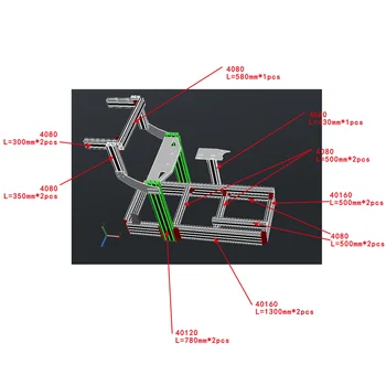 Custom Design Aluminum Profile Diy Game Car Simulator Sim Racing ...