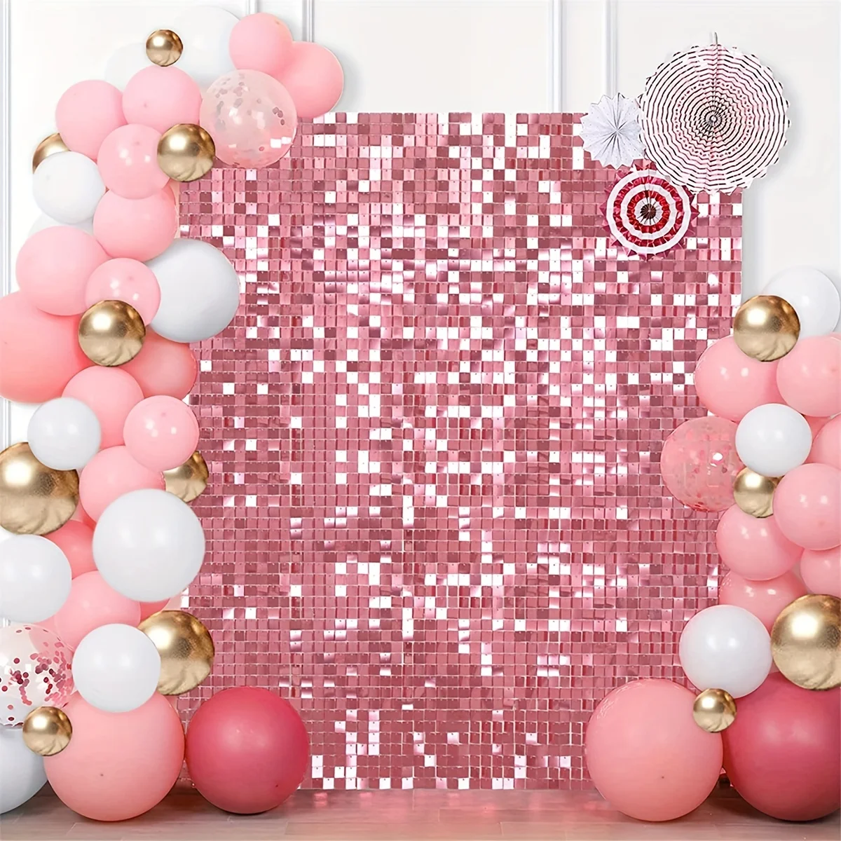 Shimmer Bling Bling 3D Wall Sequin Board Panel for Wedding