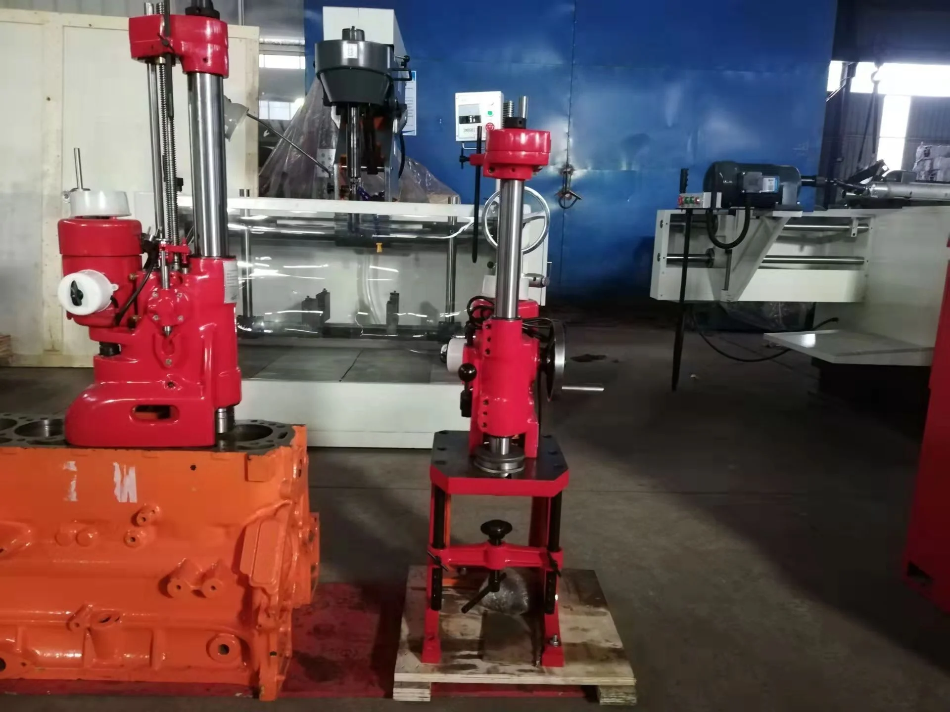 T807 Small Vertical Motorcycle Cylinder Boring Machine For Engine Block ...