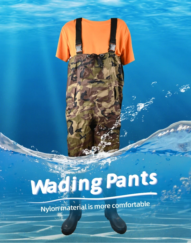 Camouflage Waterproof Rain Boot Wader - Daiseanuo Chest Wader01