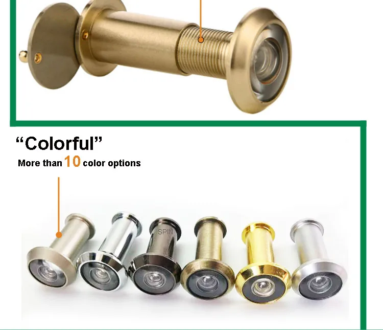 Hidden Adjustable Glass Lens Peephole Door Eye Hole Camera Digital ...
