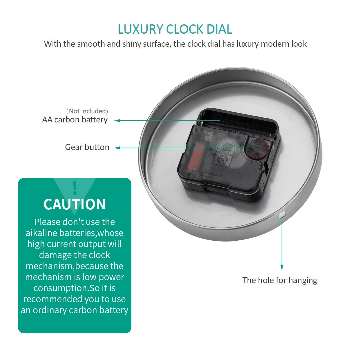 Vintage Metal Art DIY Home Wall Clock - Stylish & Functional