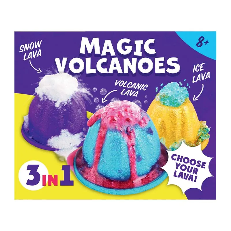 Diy Science Experiment 3in1 Volcano Model Kit Make Your Unique Lava ...