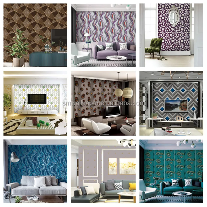 Home Decor Vinyl Suede Wallpapers - Stylish & Durable