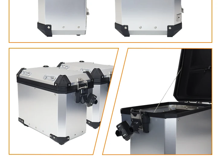 Bmw F850gs Aluminium Alloy Side Pannier Box Luggage For Motorcycle Travel