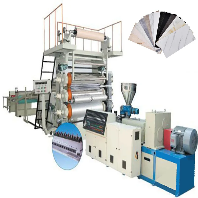 PVC Marble Sheet Wall Panels Production Line for Various Plastic ...