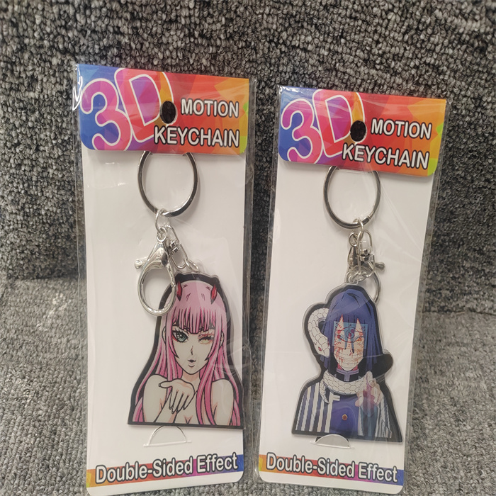200 Designs 100% Factory 3D Anime Motion Keychain| Alibaba.com
