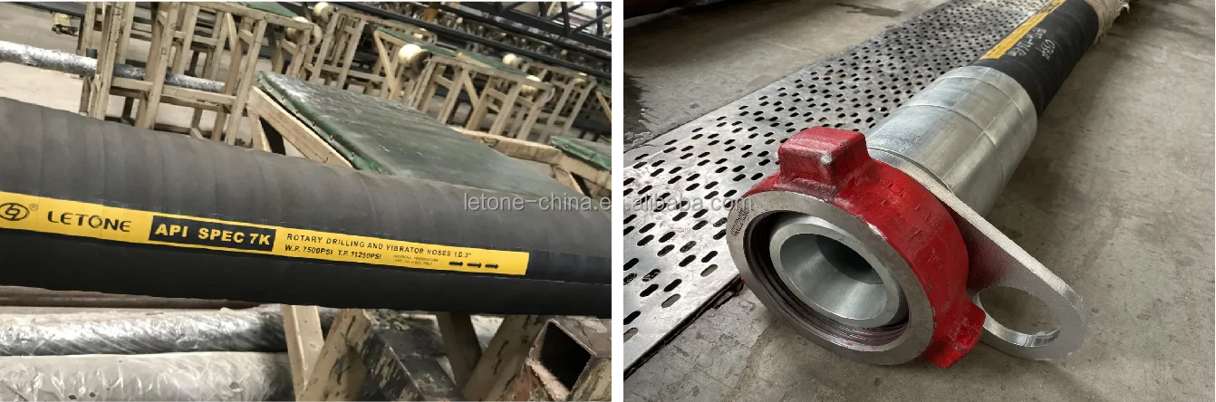 API16C Is Used for Oil Drilling and Acidizing Fracturing Hose Assembly ...