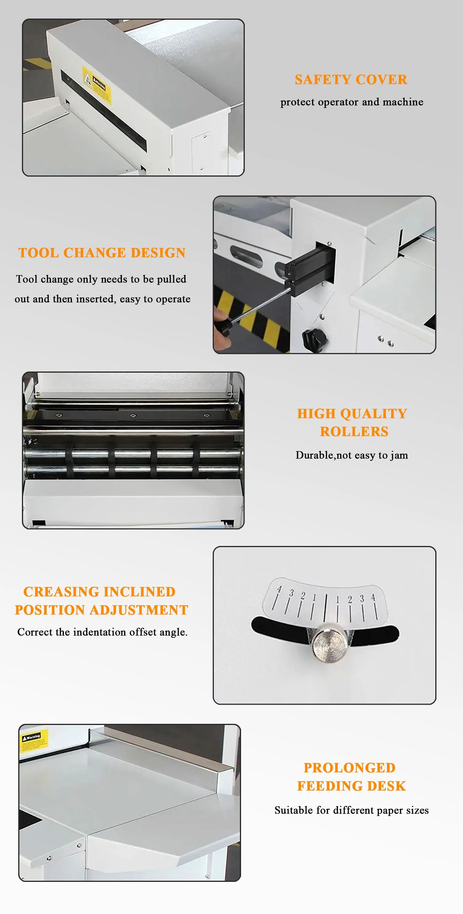 High Speed Automatic A3 Paper Creasing Machine by LUKES