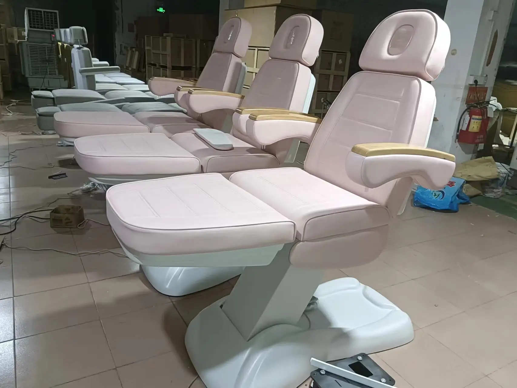 Modern Beauty Salon Electric Massage Table Multi-function Facial ...