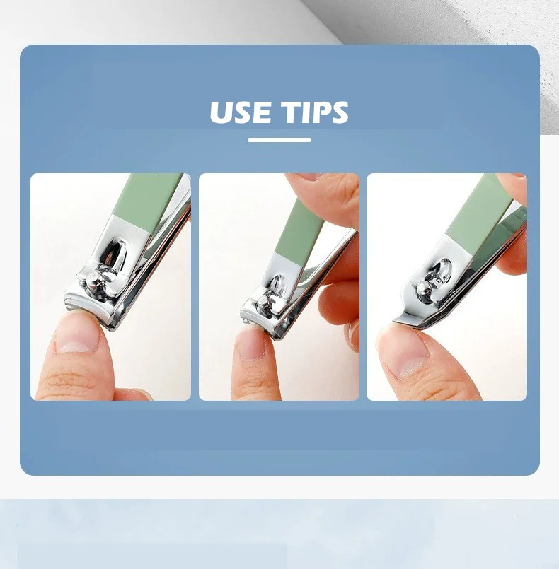 Wholesale Nail Clippers Set Stainless Steel 3 Pcs Nail Clippers Slant ...
