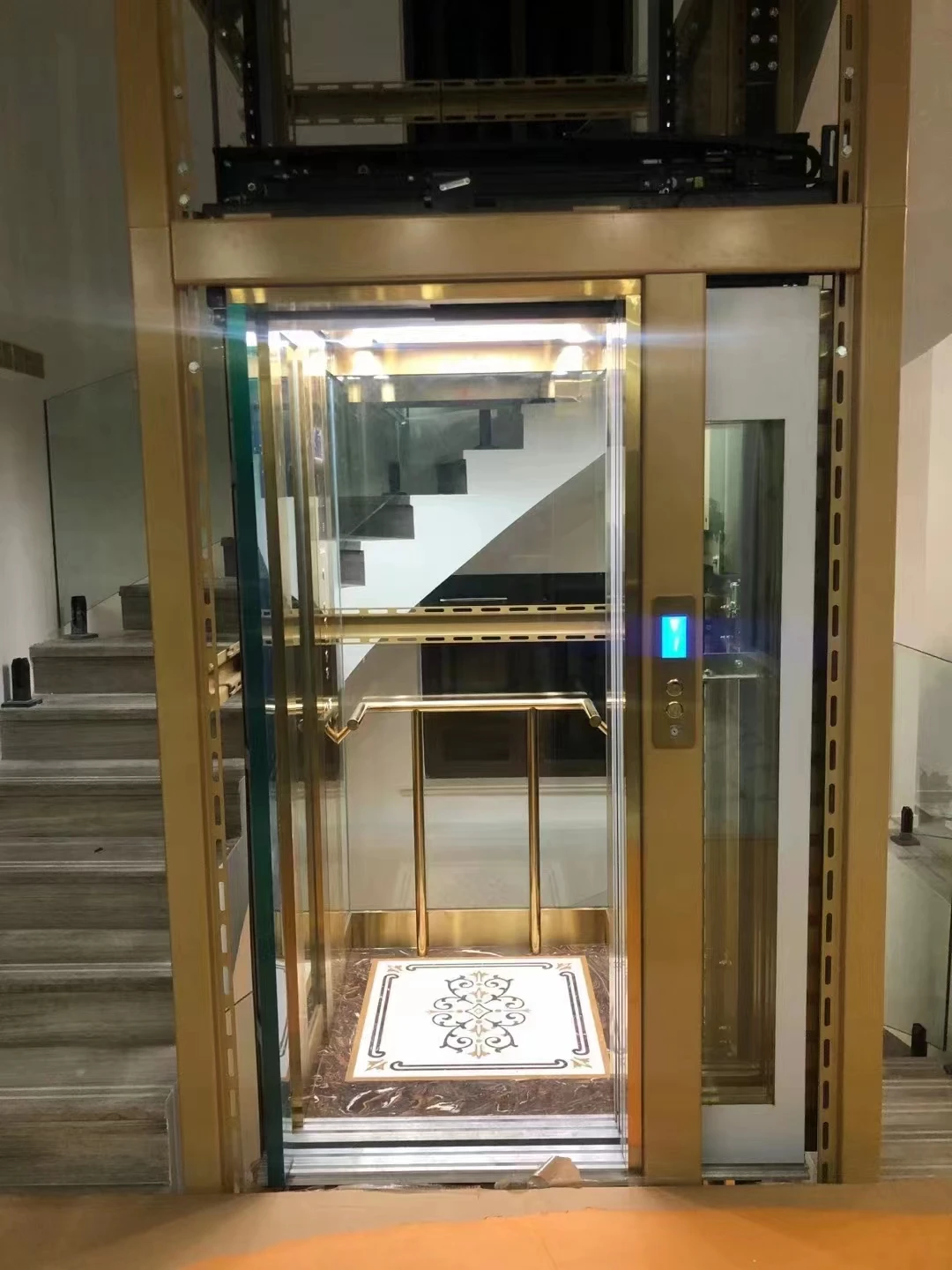 Indoor Outdoor Elevator For Disabled Freight Warehouse Cargo Passenger ...