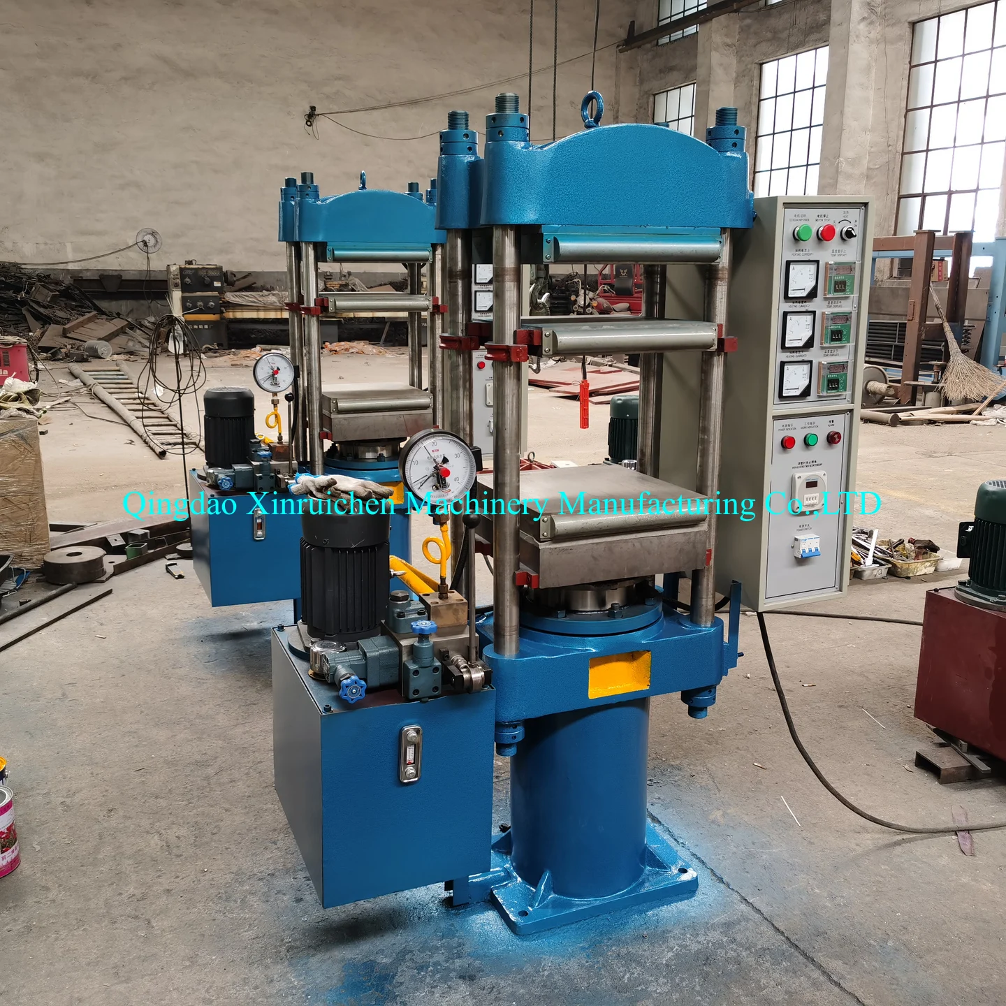 100 Ton Hydraulic Compression Moulding Press Machine/rubber Molding ...