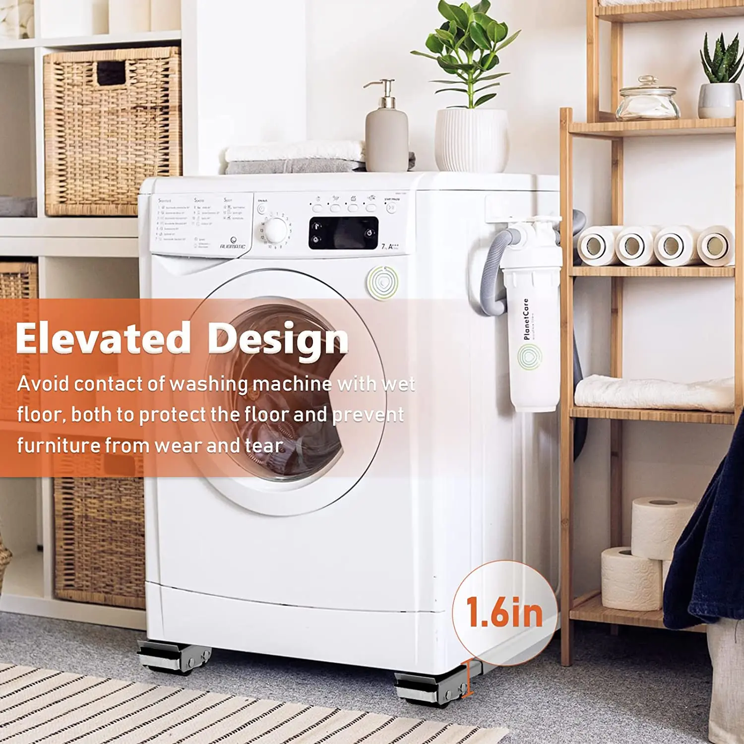 Furniture Movers Heavy Duty Base Washing Machine Move Tools Adjustable ...