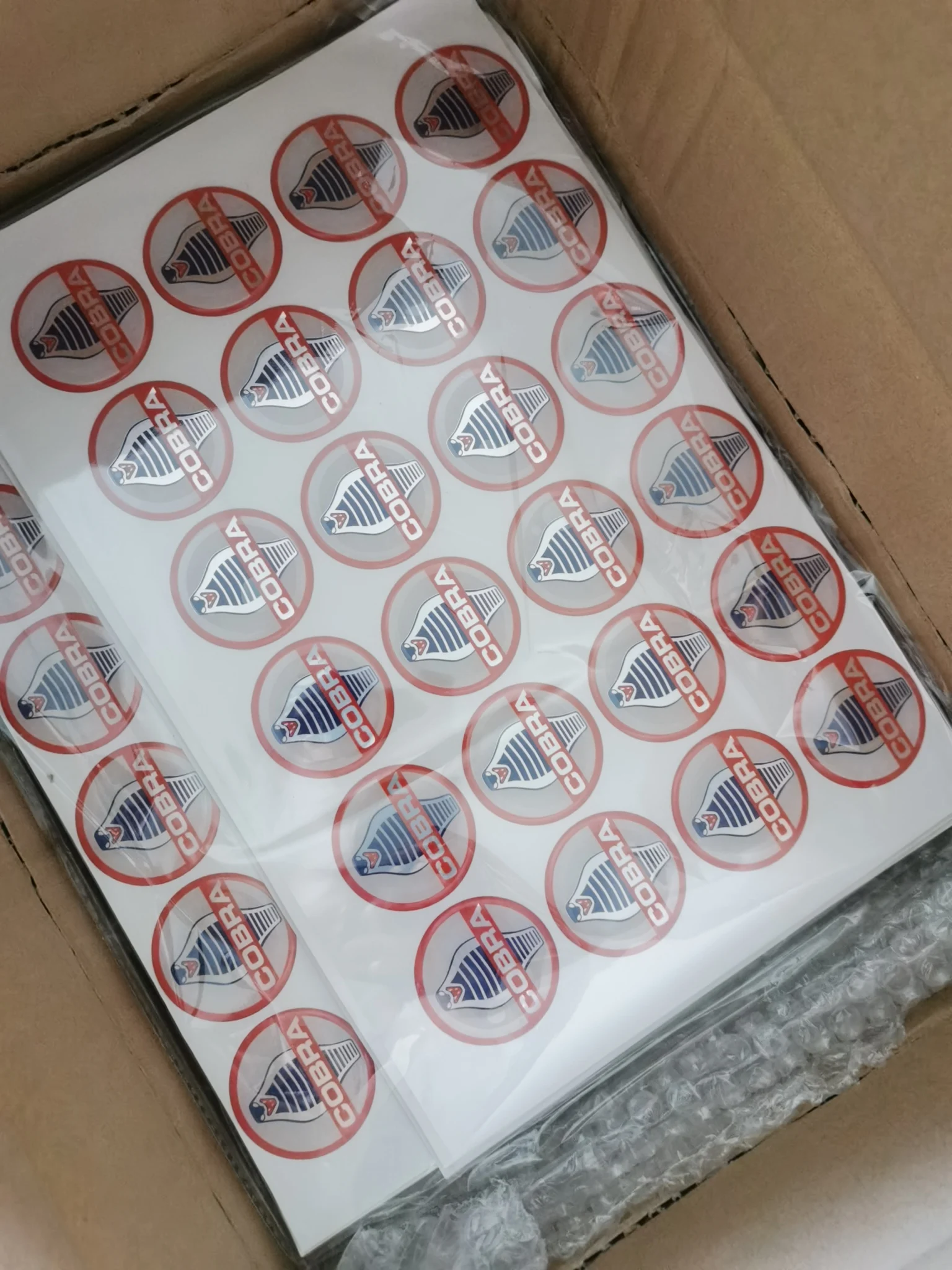 Custom Raised Logo Epoxy Gel Stickers - Clear Resin Domed Labels for ...