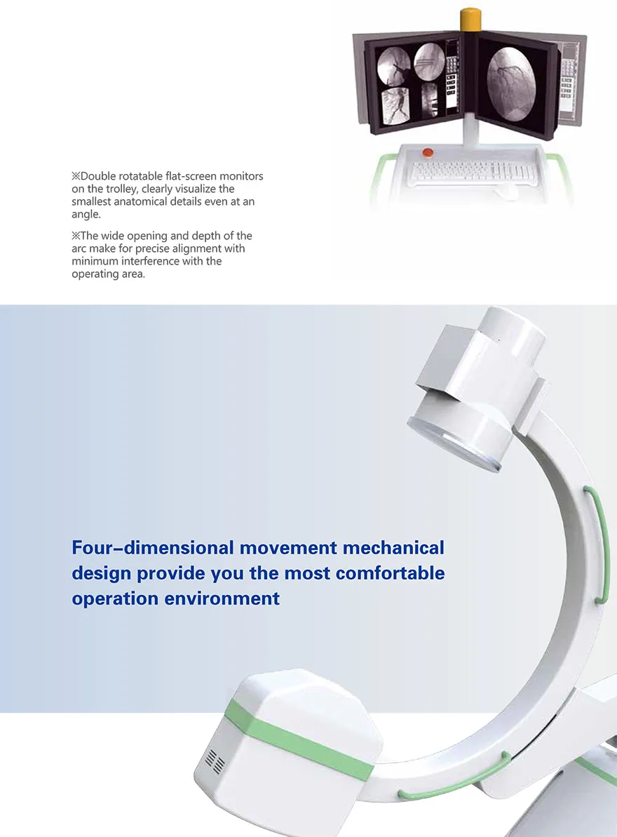 Medical Portable Digital X-ray Mobile Panel Detector C Arm X Ray ...