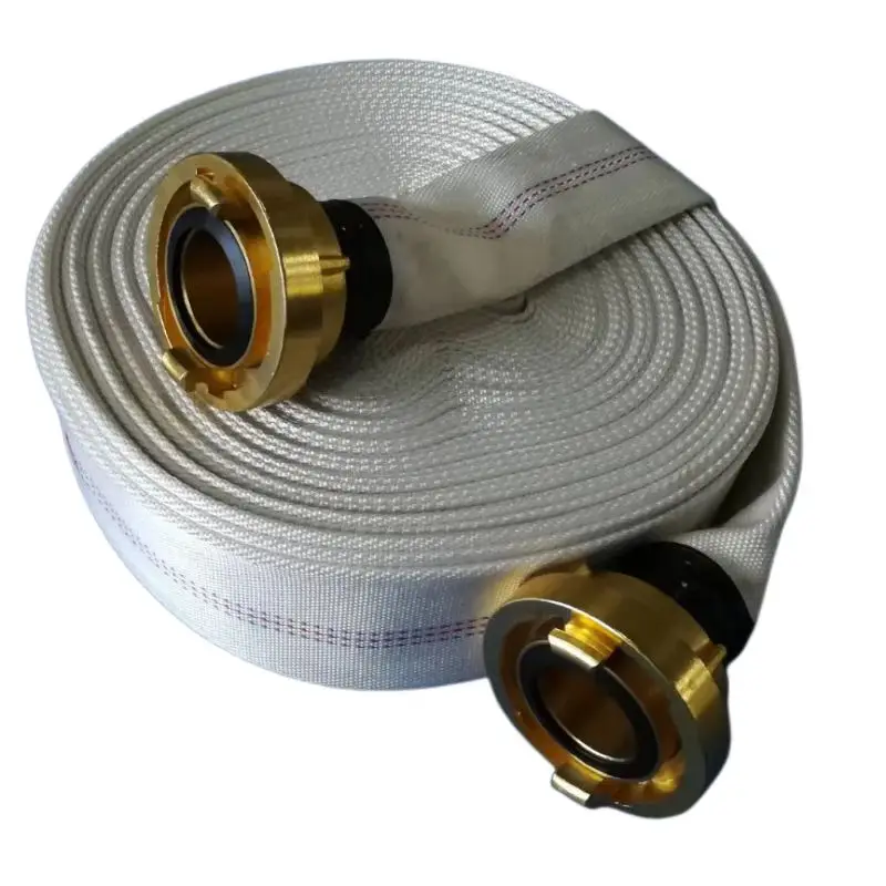 Custom Sizes High Pressure Firefighting Hoses Resistant PVC Lined ...