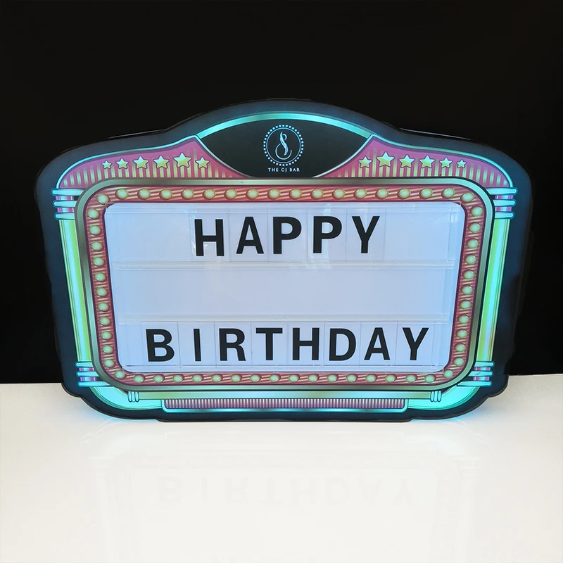 Acrylic Display Stands - Customizable LED Signs for Clubs