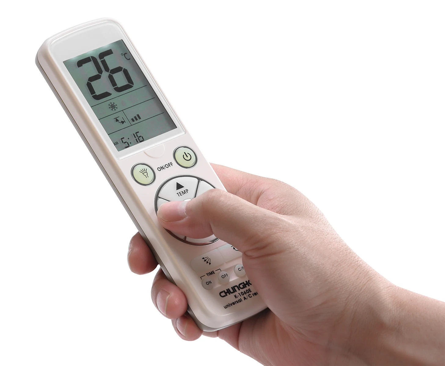 Chunghop K-1060E Universal AC Remote Control with LED Screen