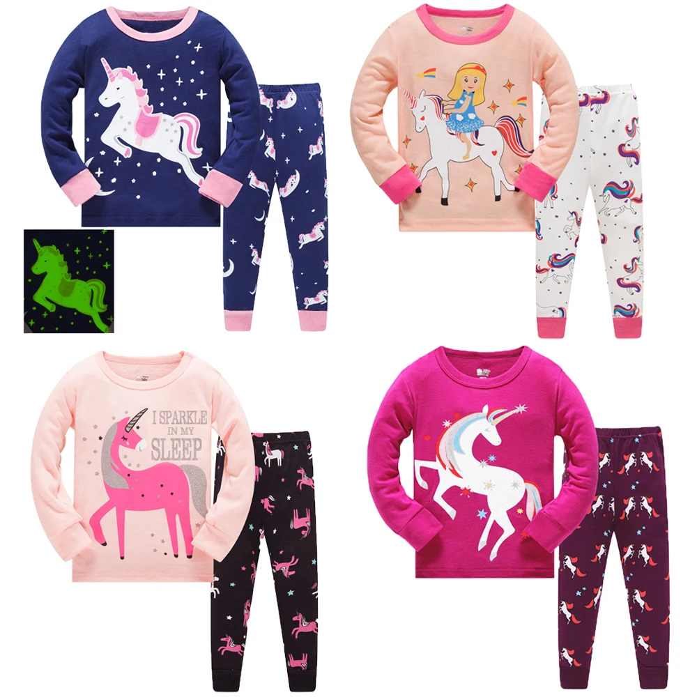 100% cotton new designsleeping clothes cartoon pyjamas kids pajamas ...