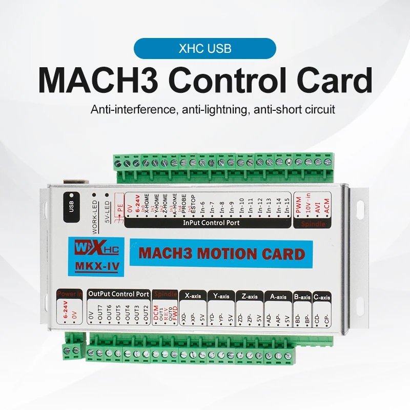 Mk3-et 3axis/mk4-Et 4axis/mk6-Et 6axis CNC Controller Board