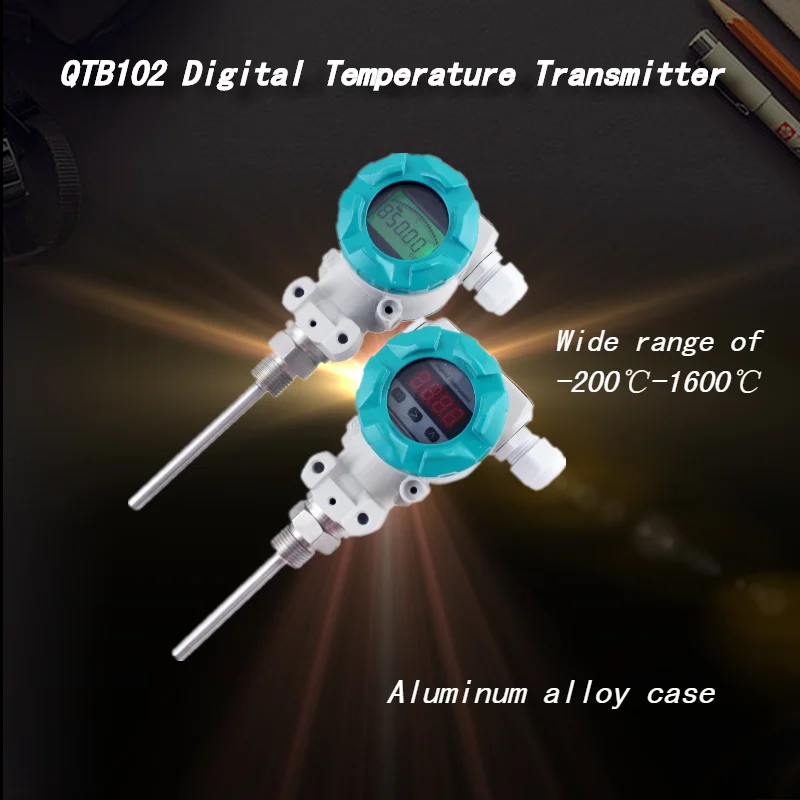 4 20ma Rs485 Pt100 Wall Mount Hart Protocol Led Lcd Display Temperature Transmitter Sensor ...