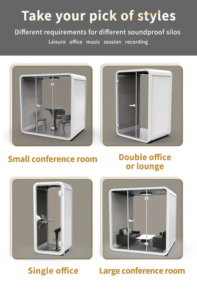 Movable Eco-Friendly Home Study Soundproof Booth - Reduce Noise