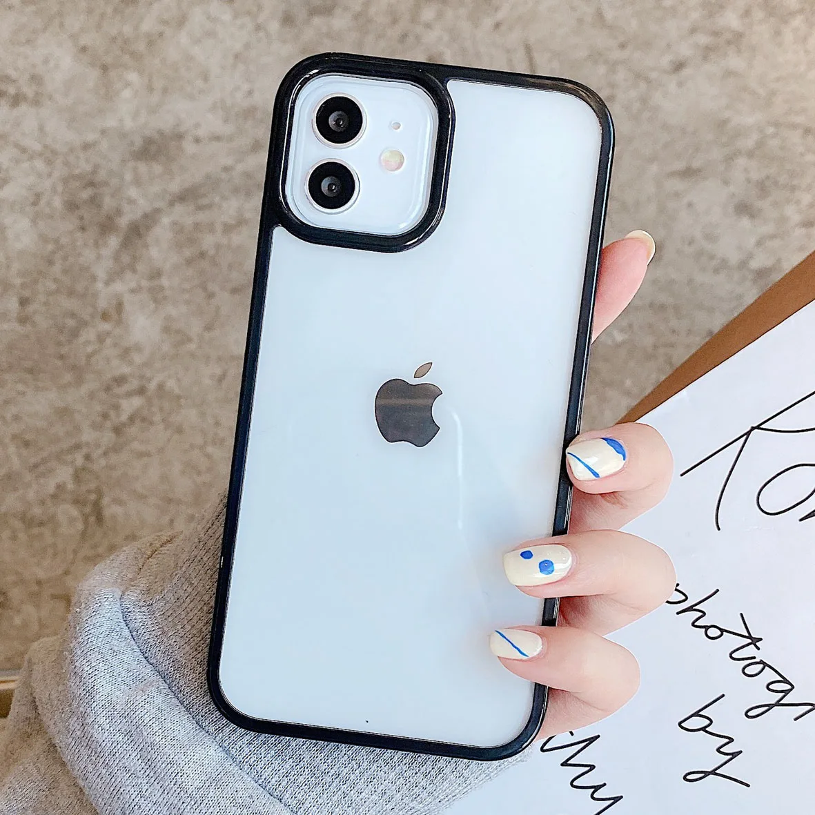 2021 Acrylic Phone Case for iPhone 13 Pro Max, Transparent Tpu Anti ...