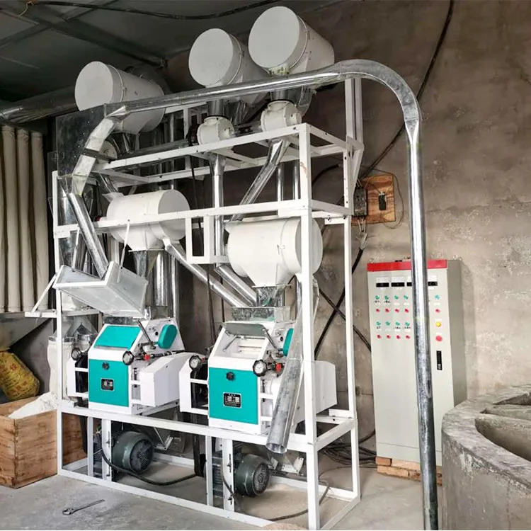 10ton/Day Commercial Wheat Flour Production Line with Cleaning Machine ...