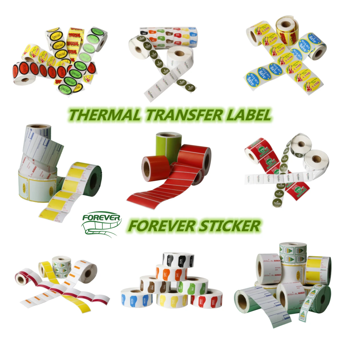 Custom - Shaped Supermarket Sticker Labels to Fit Unique Product ...