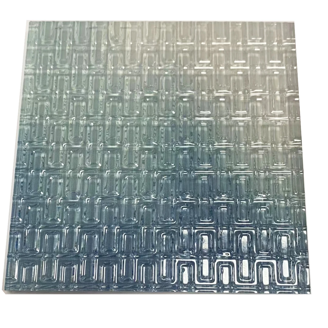 Transparent Pattern/Gradient Color Acrylic Sheet Ropeway Resin PMMA Art ...