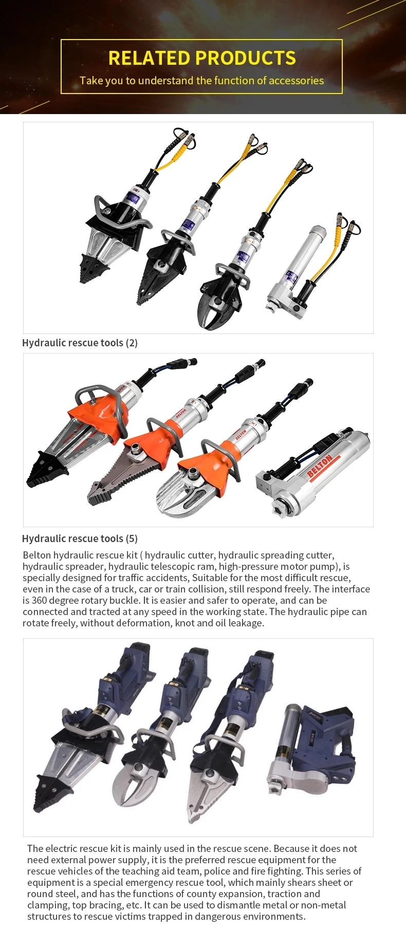 ODETOOLS Hydraulic Electric Pump - High Pressure Rescue Equipment