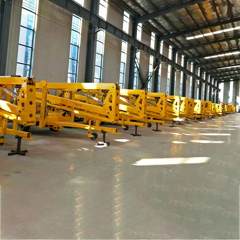 Telescopic Towable Articulated Boom Lift Tow Behind Design High ...