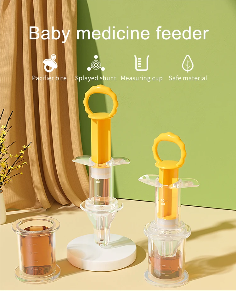 Misuta Newborn Baby Medication Device Cartoon-style Silicone Dropper ...
