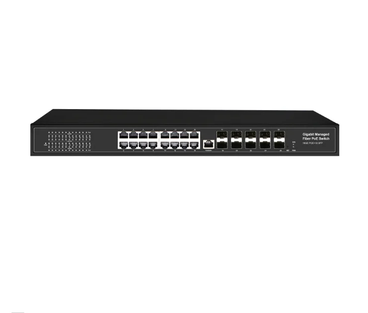 26 Port full gigabit poe switch 16* 10/100/1000M PoE Port +10* 1000Mbps ...