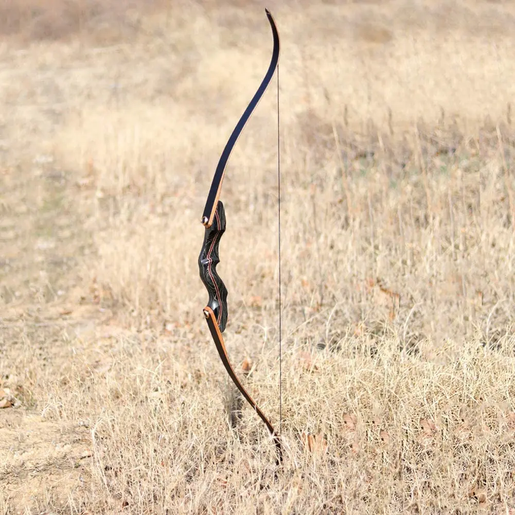 Coyote 60 Inch Takedown Recurve Bow Set Traditional Wood Longbow With ...