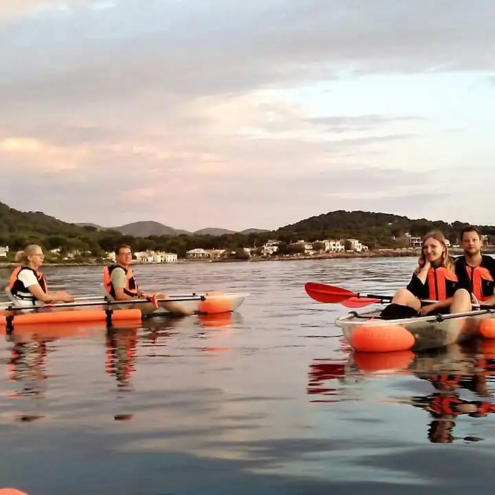 Clear Glass Kayak - Transparent Boat for Fishing & Tours