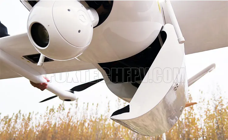 Foxtech Ayk-350 2.5小时自主专业重型7kg有效载荷vtol固定翼交付货物无人机 - Buy 2.5小时自主专业重型7kg有效载荷垂直起降固定翼交付货物无人机 (uav),2. ...