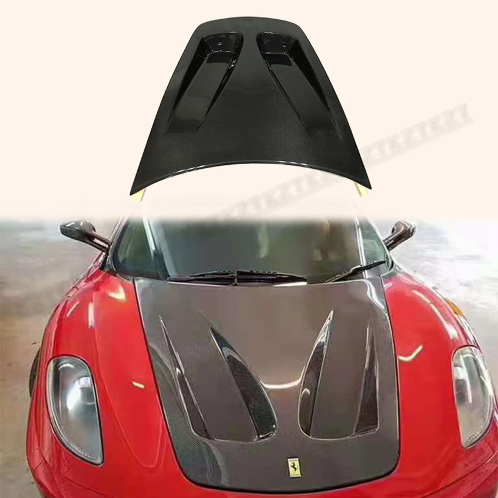 For Ferrari F430 Vs Style Vented Hood Bonnet Carbon Fiber - Buy For ...
