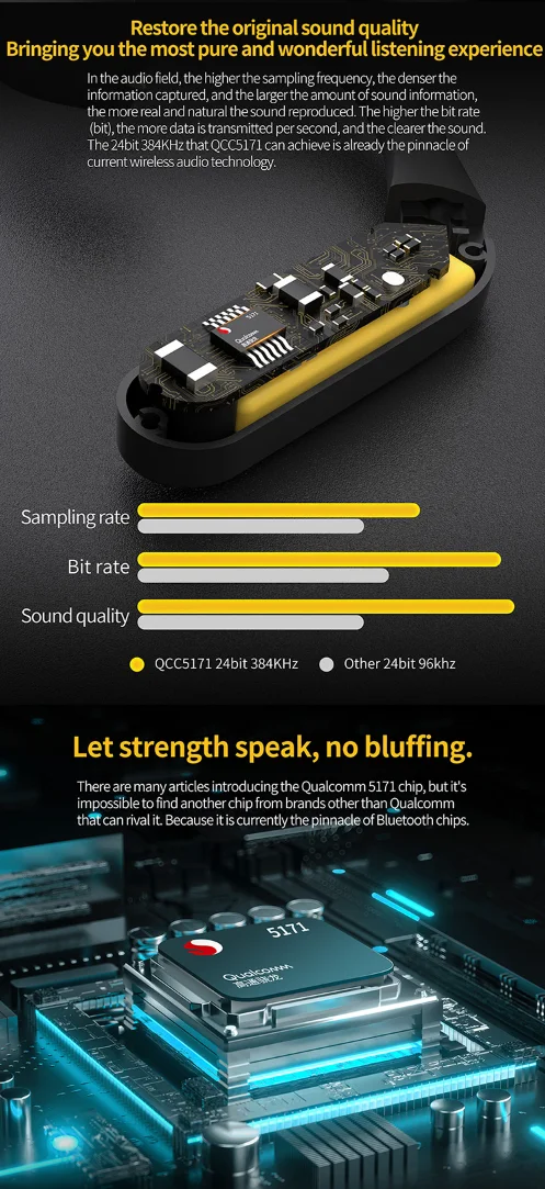 Kz Az20 Bt 5.3 Wireless Ear Hook Snapdragon Sound Technology Aptx Hd ...