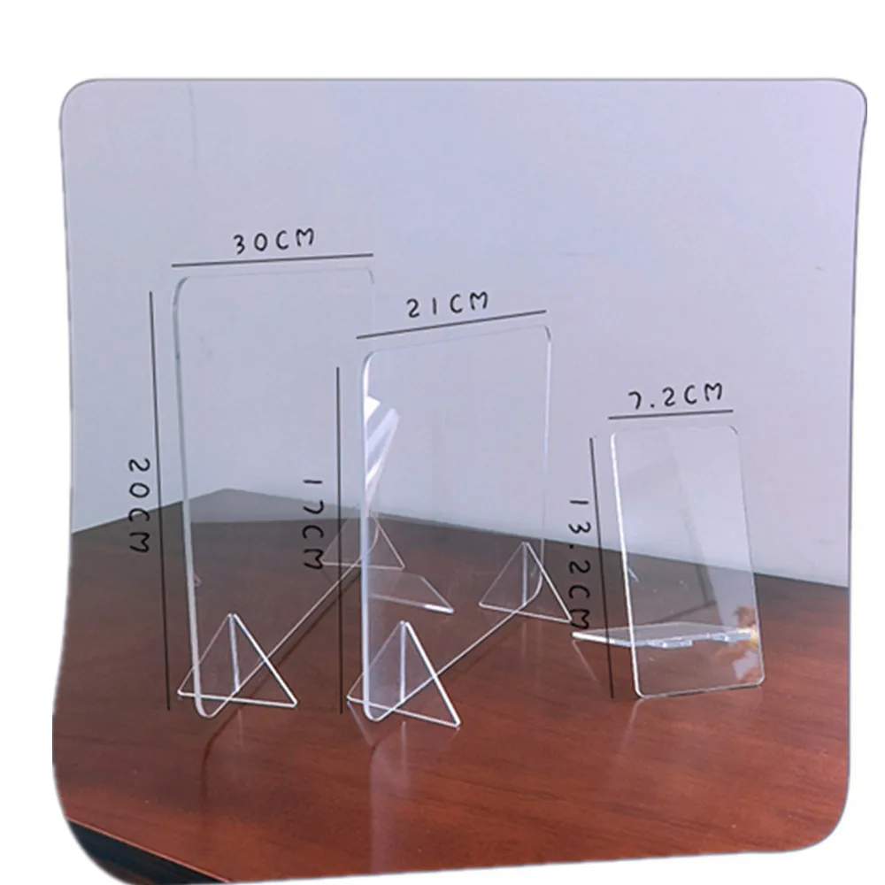 Transparent Bracket Desktop Note Board Can Be Wiped Home Memo Small ...