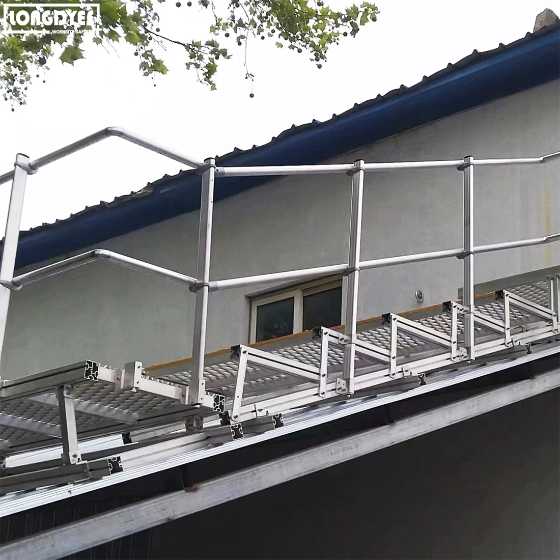 Aluminium Step Walkway Catwalk Access Roofway Non-slip