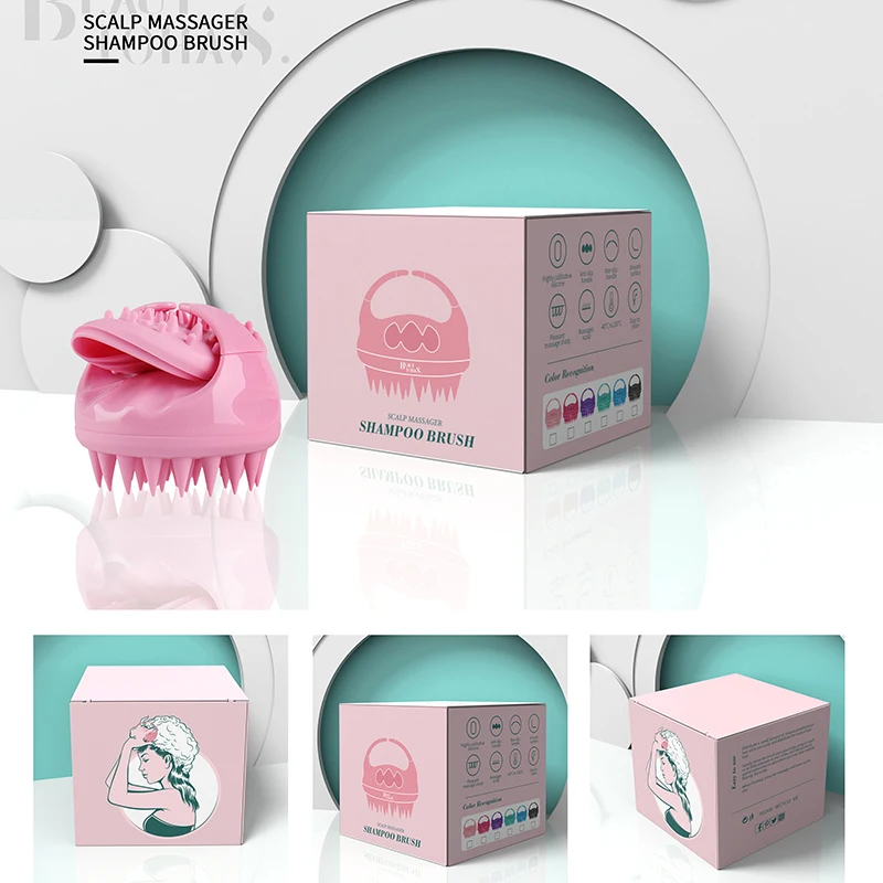 Biodegradable Silicone Hair Scalp Massager Scrubber