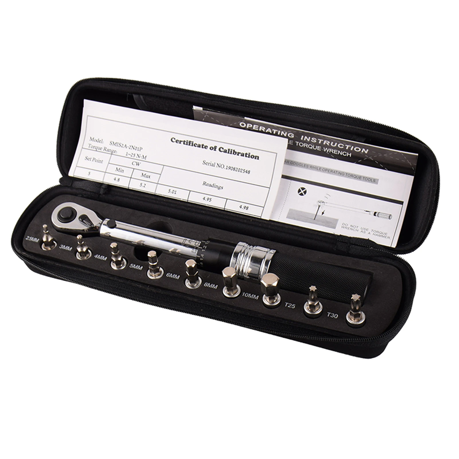 Mini Adjustable Bike Torque Wrench Set for Bicycle Fixing