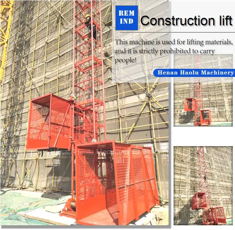 High Efficiency Construction Lift Hoist for Building Sites